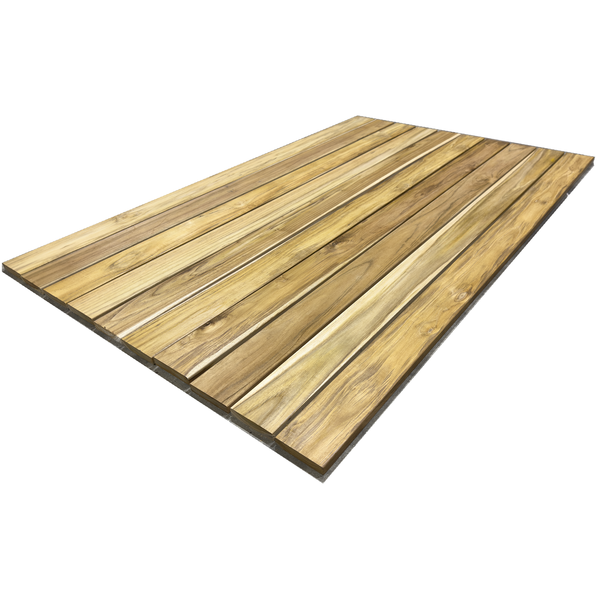 Premium Teak 4” Decking Pack in R3 Profile – Approximately* 16 Square ...