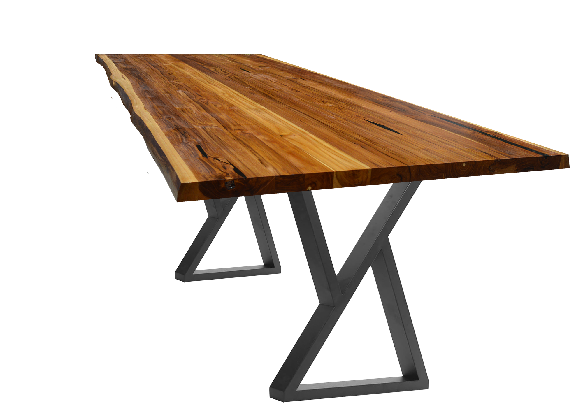 Sunrise Teak Live Edge Dining Table